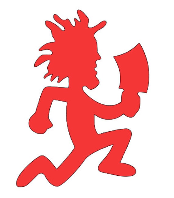 Stickers, Labels & Tags Bumper Stickers Hatchetman ICP Clown Juggalo ...