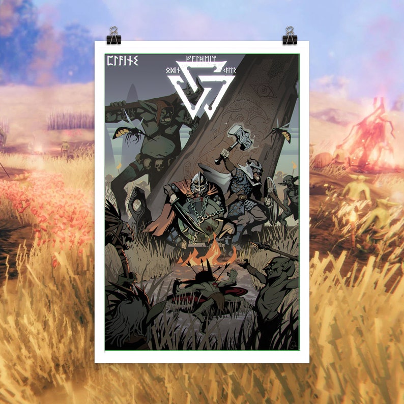 Valheim Fan Art Poster - Plains Biome - Etsy Australia