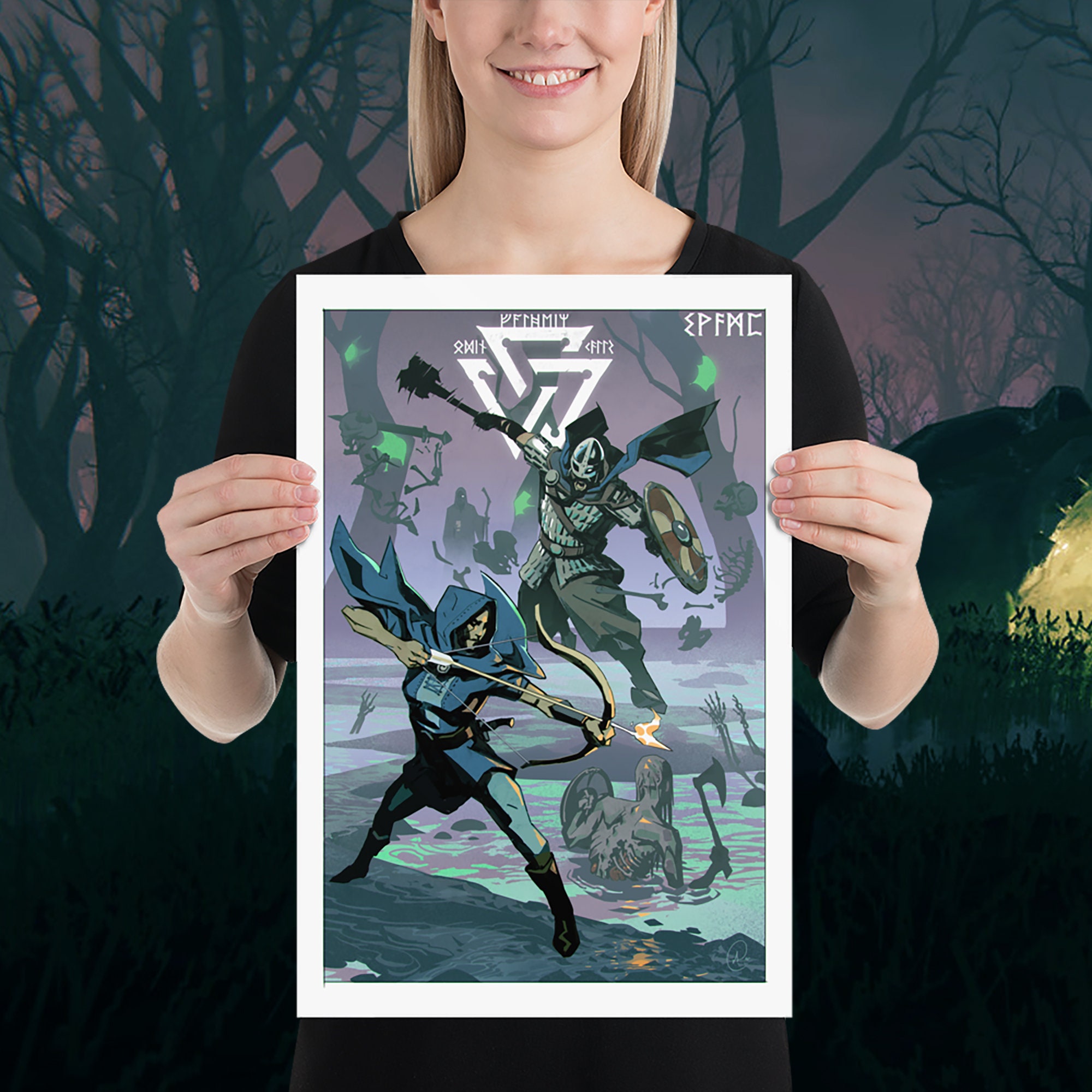 Valheim Fan Art Poster - Swamp Biome - Etsy