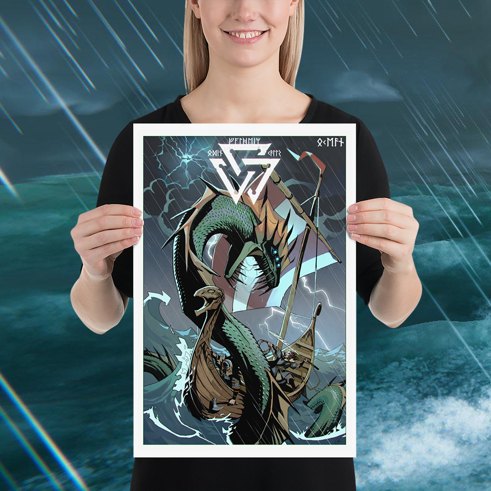 Valheim Fan Art Poster - Ocean Biome - Etsy