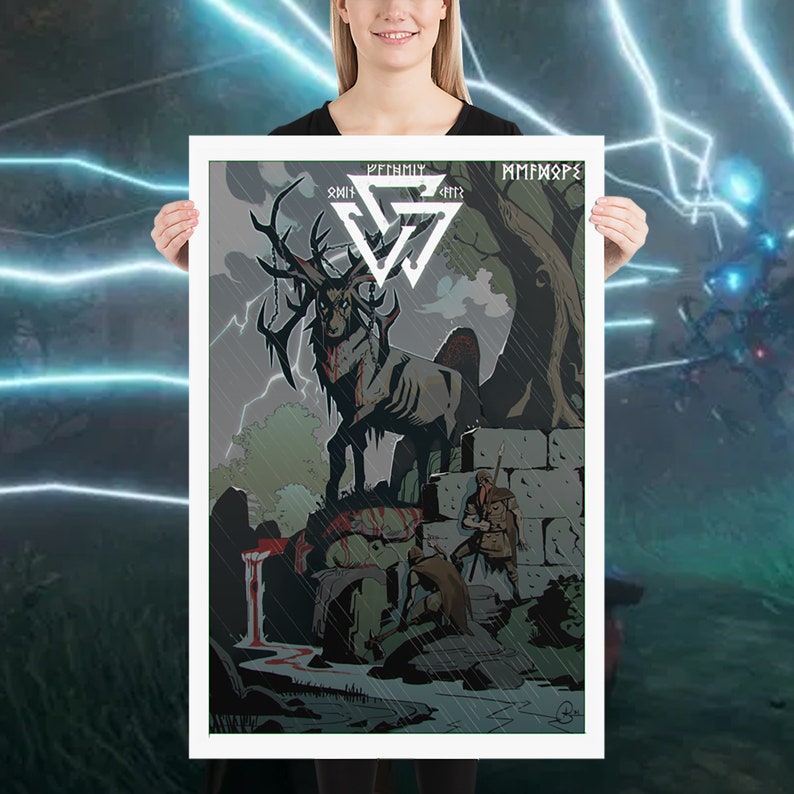 Valheim Fan Art Poster Meadows Biome | Etsy