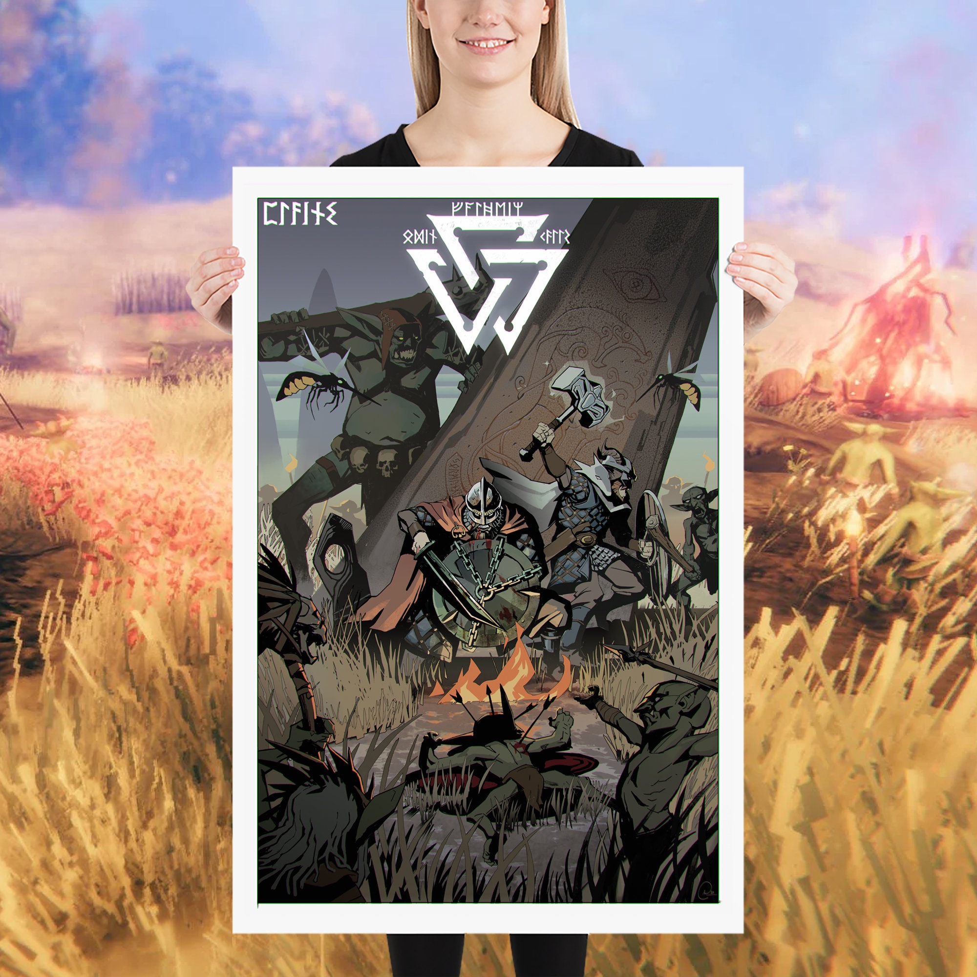 Valheim Fan Art Poster - Plains Biome - Etsy Australia
