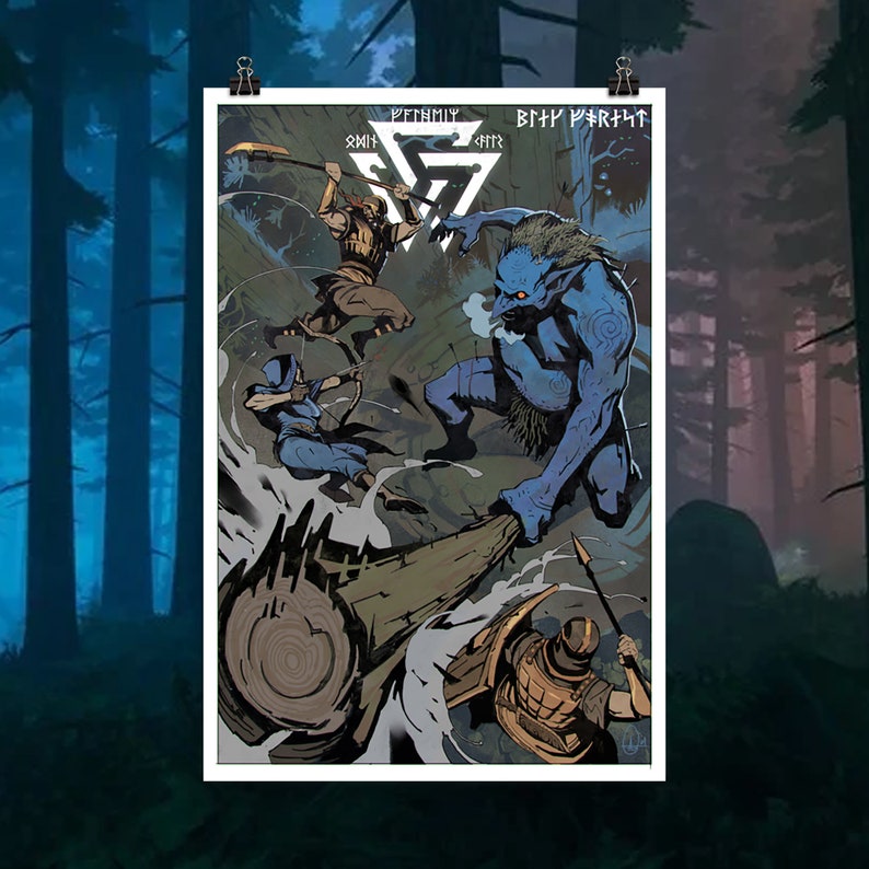 Valheim Fan Art Poster - Black Forest Biome - Etsy