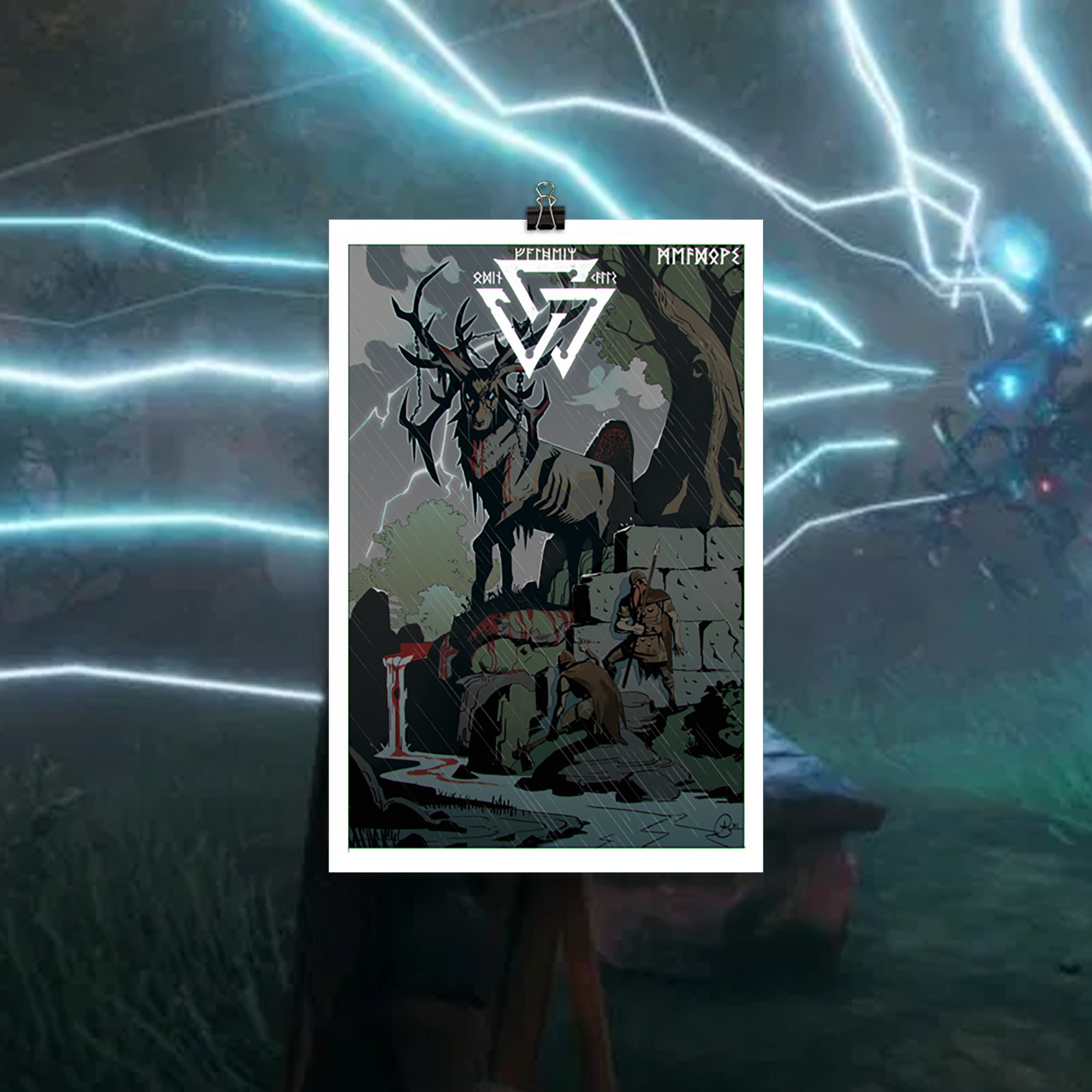 Valheim Fan Art Poster - Meadows Biome - Etsy.de