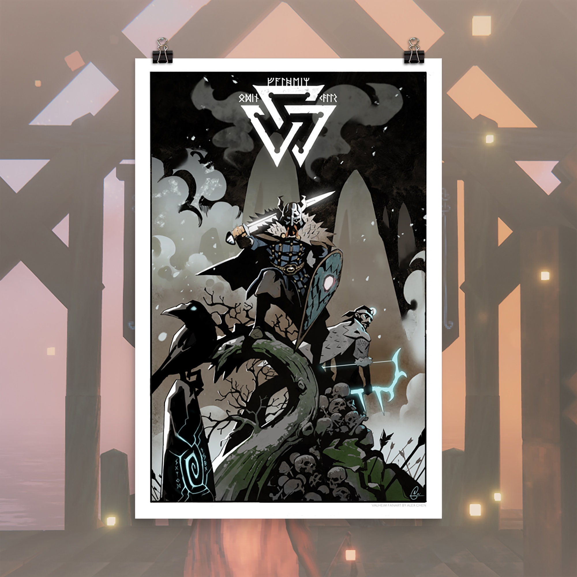 Valheim Fan Art Poster - Etsy Australia