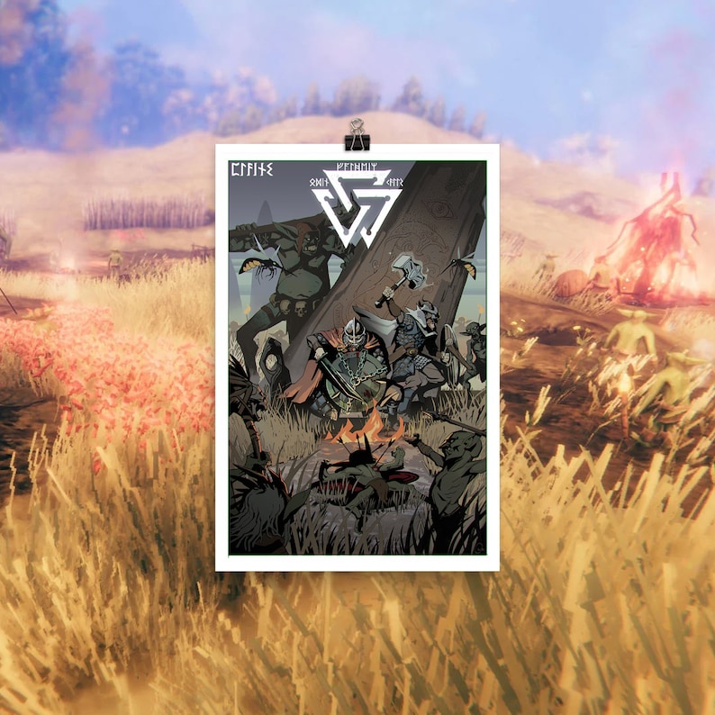 Valheim Fan Art Poster - Plains Biome - Etsy Australia
