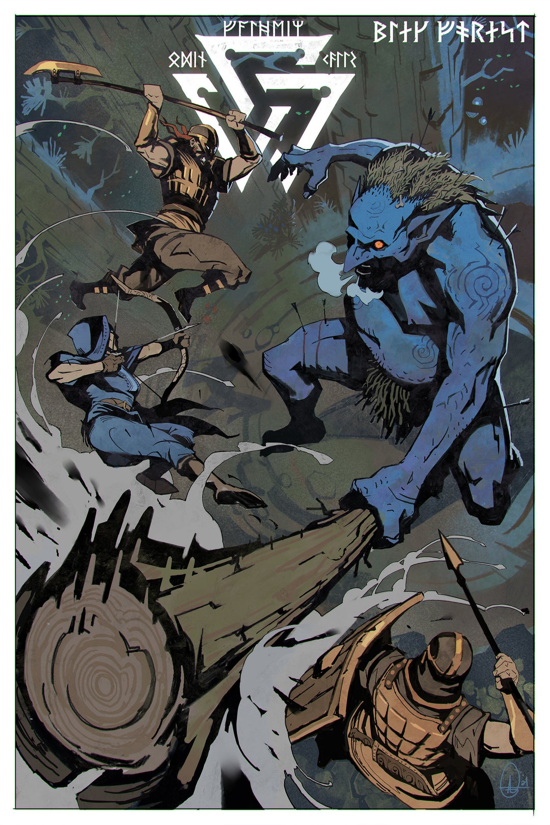 Valheim Fan Art Poster - Black Forest Biome - Etsy