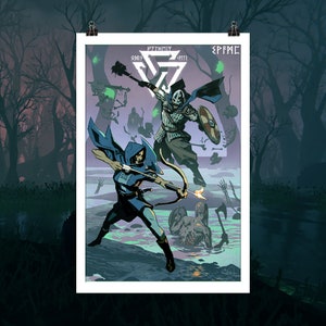 Valheim Fan Art Poster - Swamp Biome - Etsy