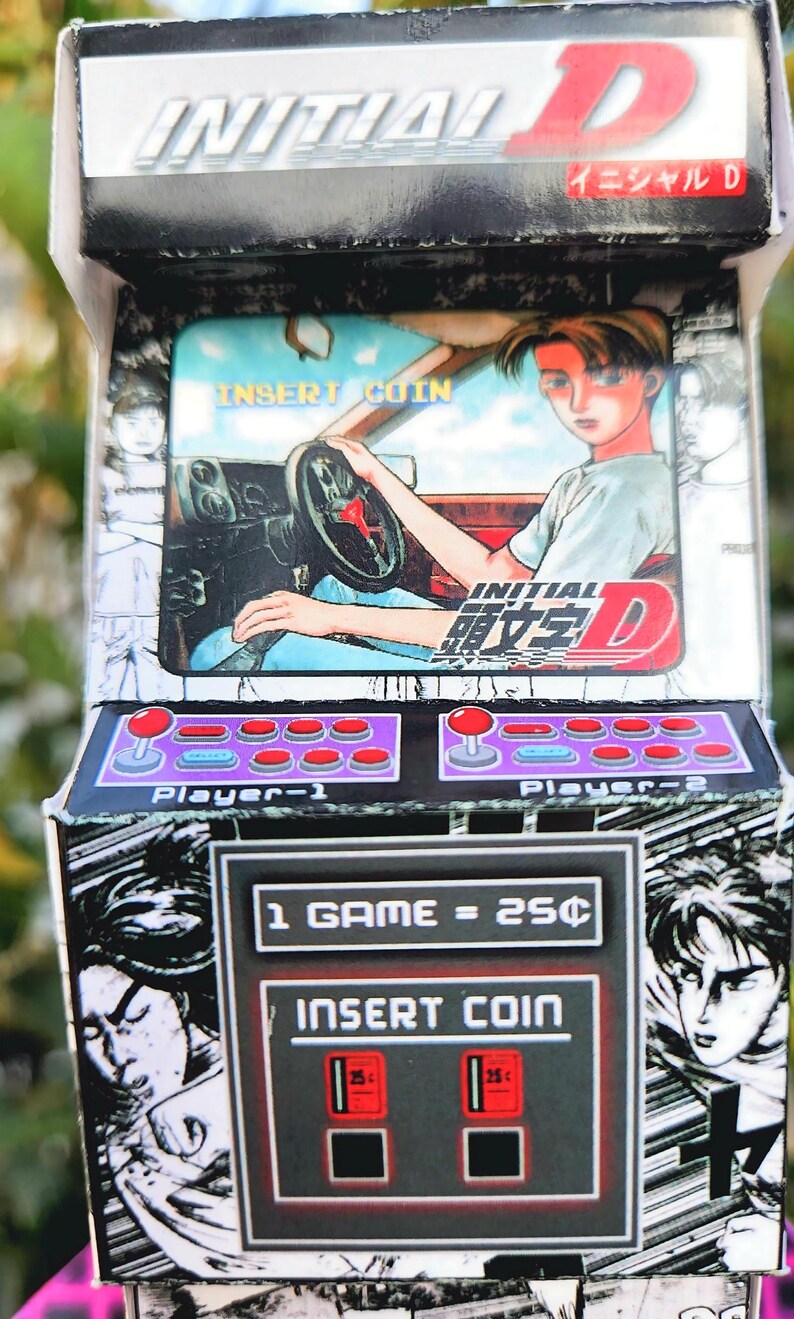 3D Paper Arcade Machine Template: Manga Origami (PDF Pattern) - Etsy