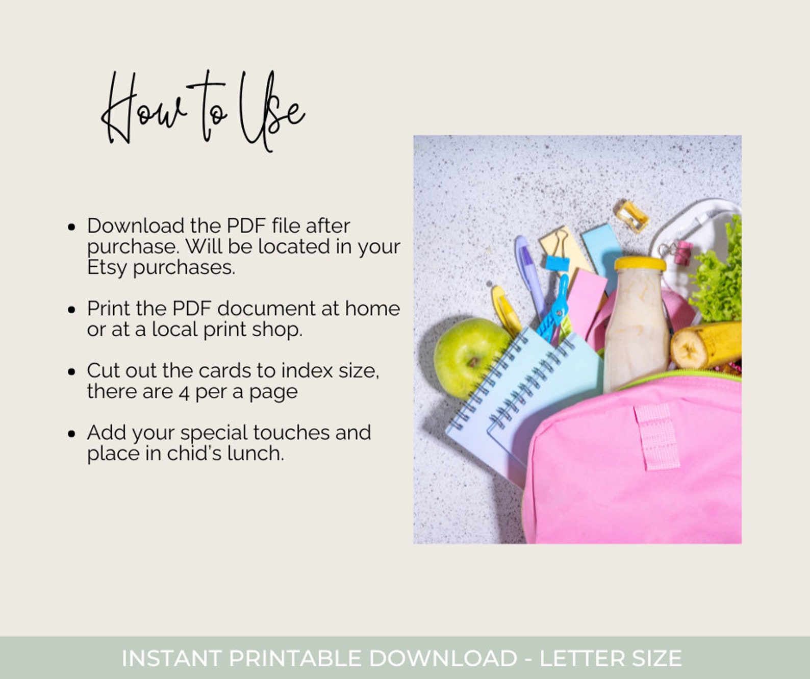 Encouraging Lunch Box Notes for Kids, 20 Unique Printable Designs ...