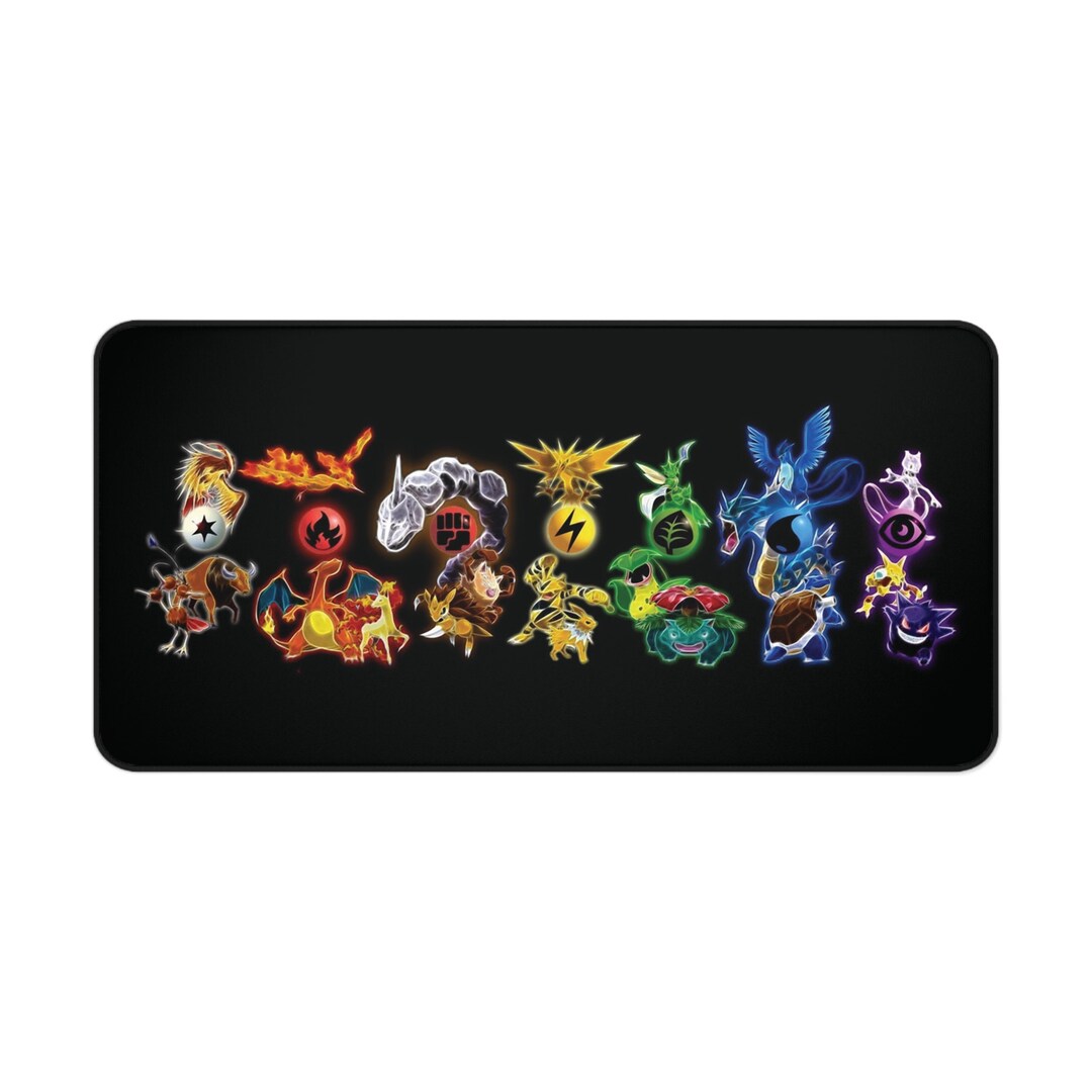 Pokemon Desk Mat Pokemon Type Mat Computer Mouse Mat Pokemon Charizard ...