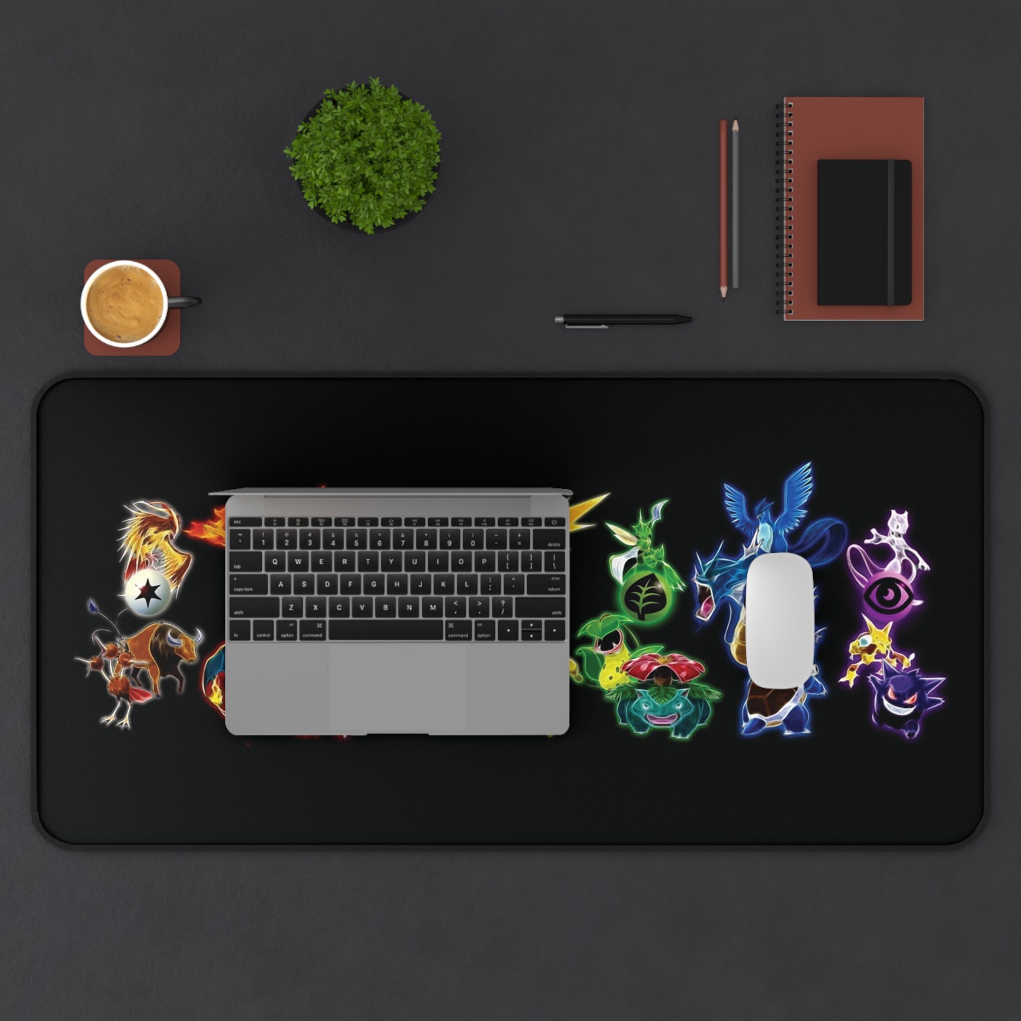 Pokemon Desk Mat Pokemon Type Mat Computer Mouse Mat Pokemon Charizard ...