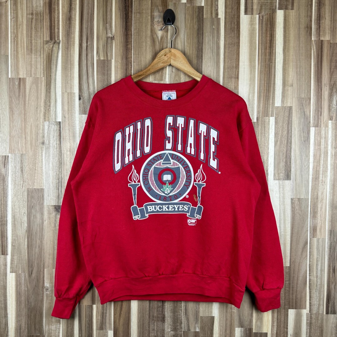 Vintage 80a Ohio State University Sweatshirt Ohio State Crewneck Ohio ...