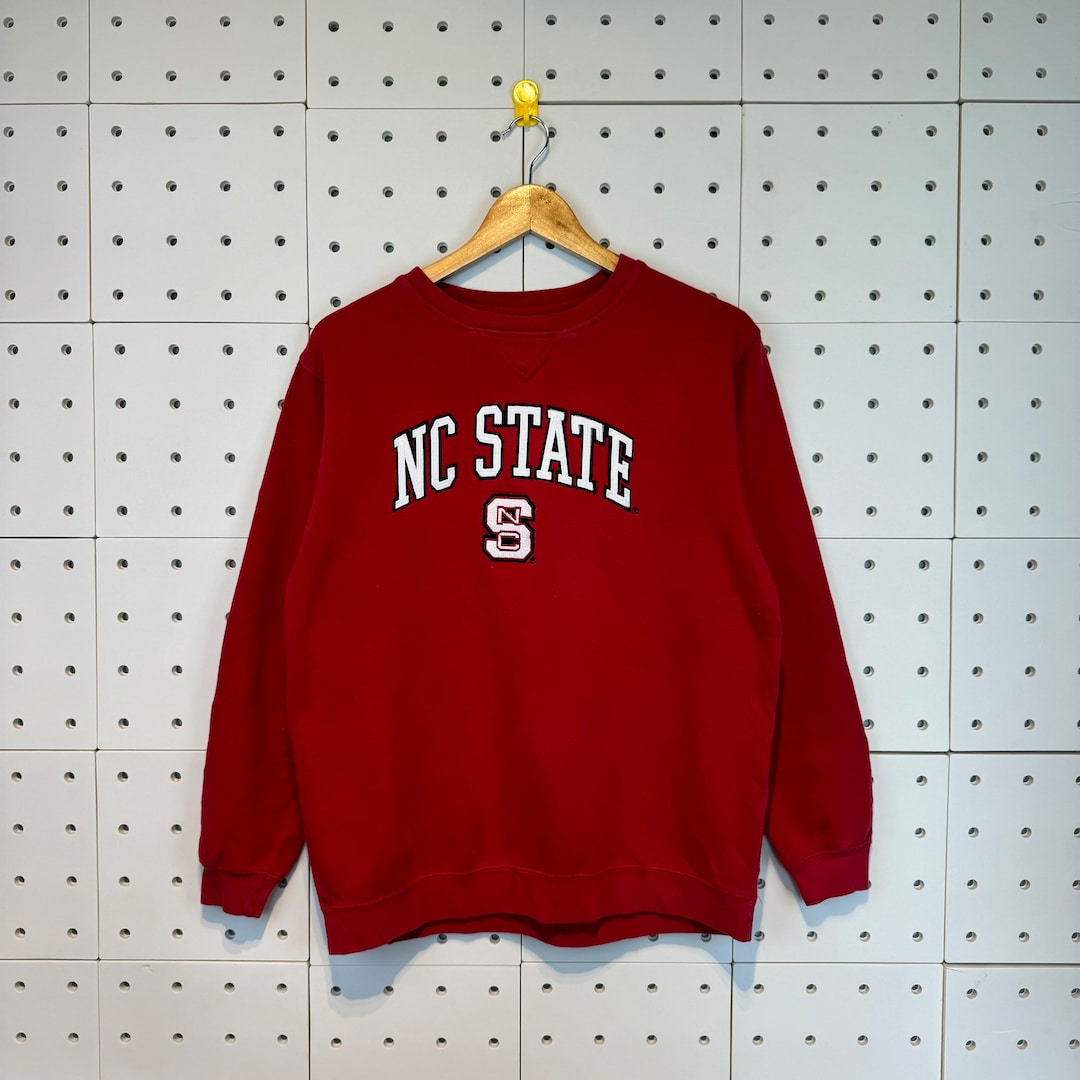Vintage 90s NC State Crewneck Sweatshirt, Red, Small - Etsy UK