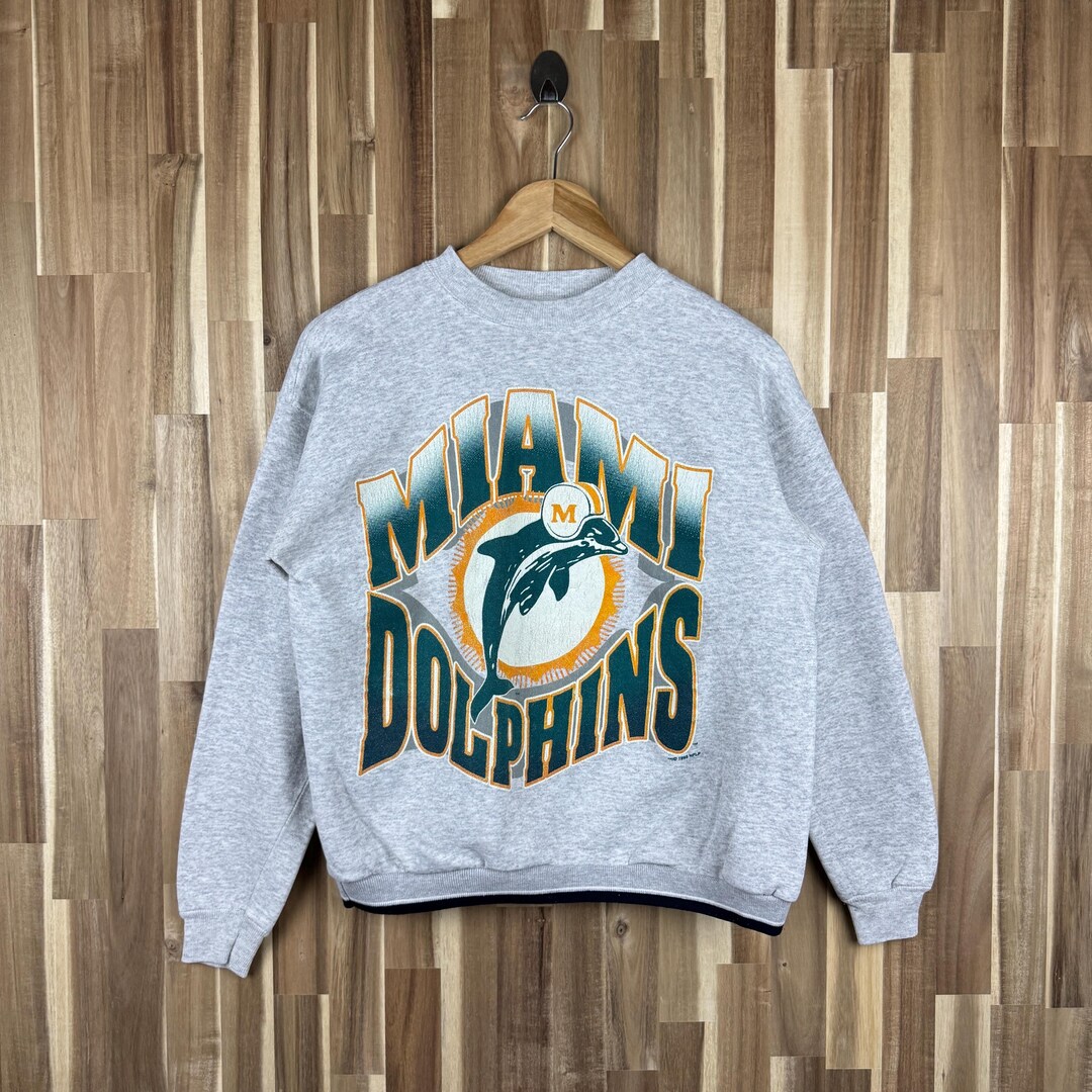 Vintage Miami 90s Dolphins Russell Sweatshirt Dolphins Crewneck Miami ...