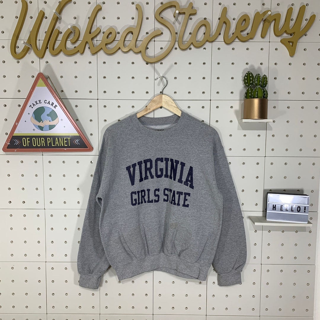 Vintage 00s Virginia Girls State Sweatshirt Virginia Crewneck ...