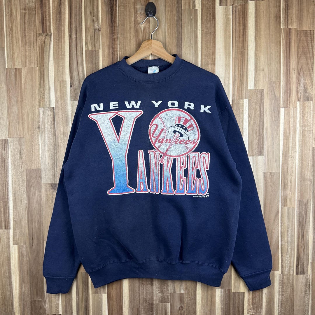Vintage 90s New York Yankees Sweatshirt Yankees Crewneck Yankees ...