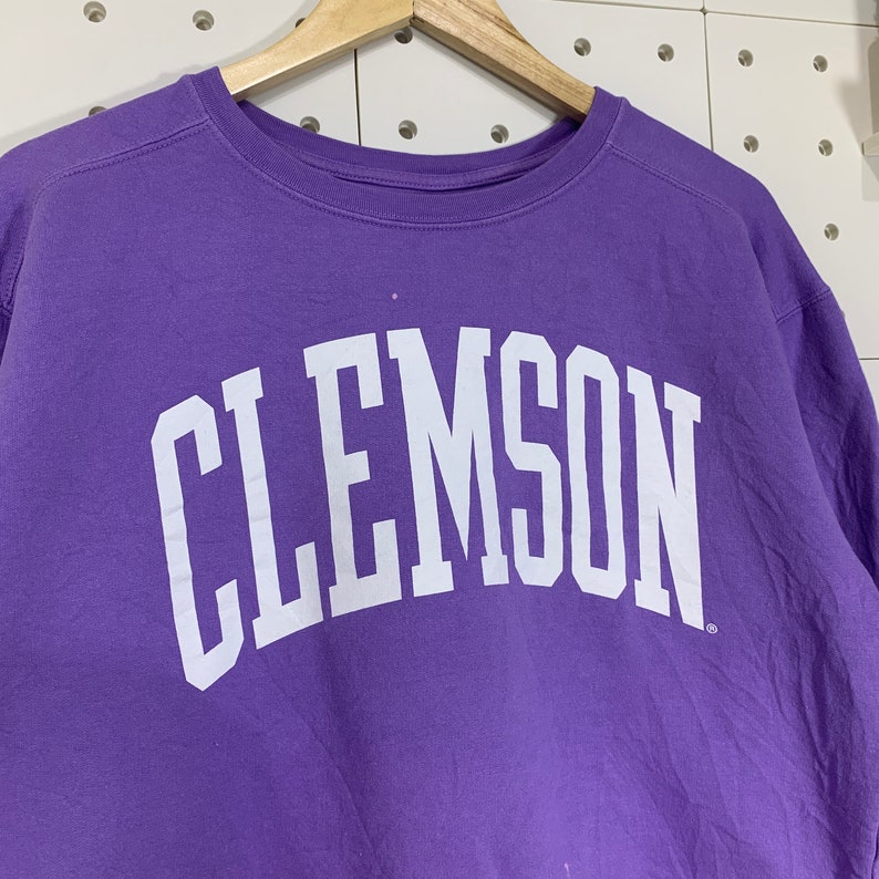Vintage Clemson University Sweatshirt Clemson Tigers Crewneck Clemson ...