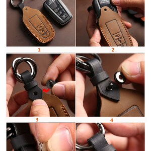 Leather Pure Handmade Renault Car Key Case, Car Leather Accessories,car ...