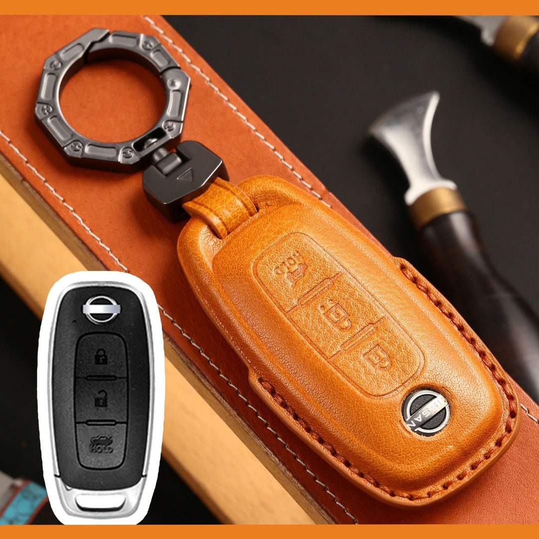Pure Handmade Leather Nissan Key Case, Suitable for Nissan's Seventh ...