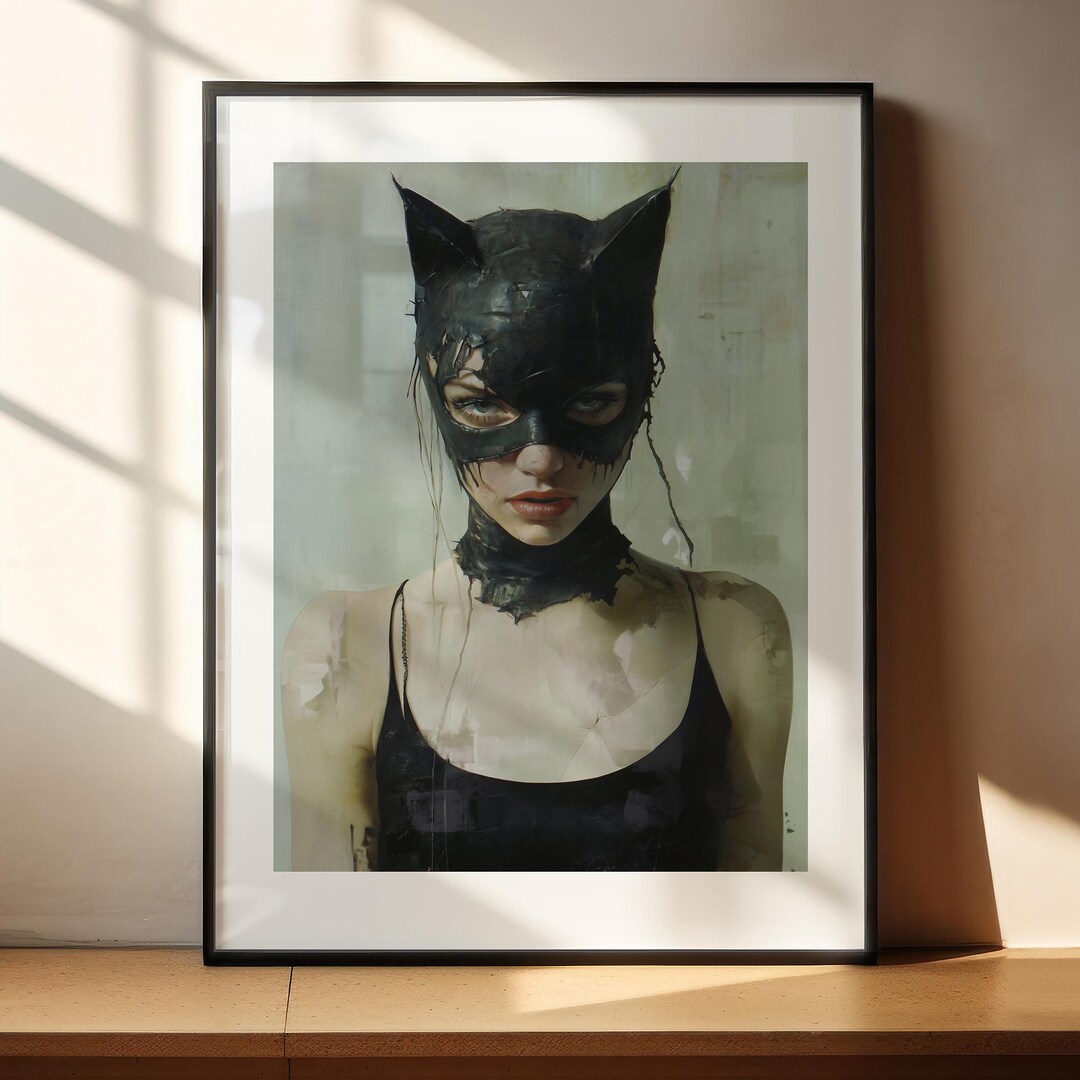 CATWOMAN - Art Print Poster Portrait - Etsy