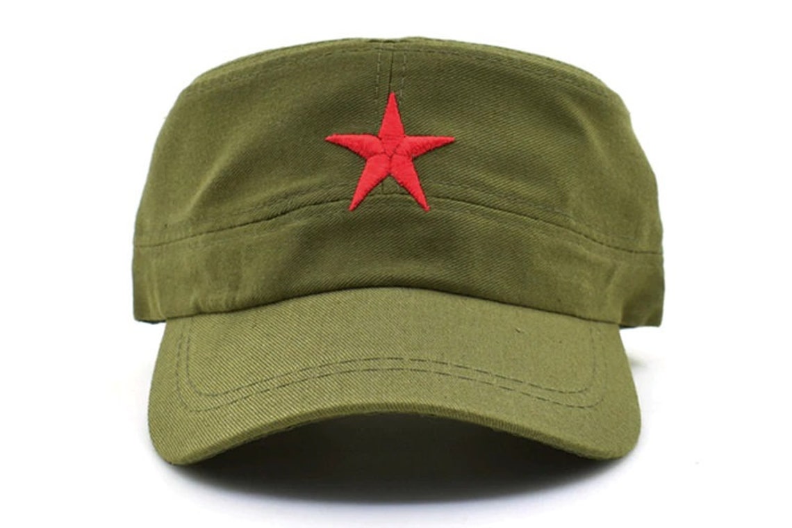 Communist Cap Men's Red Star Cap Army Cap. Resizable. | Etsy