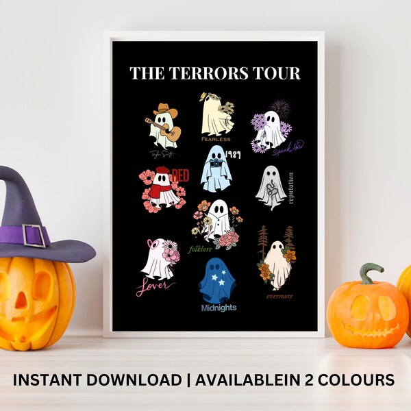 The Eras Tour Ghosts Svg - Etsy