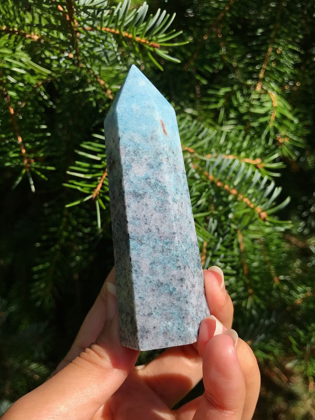 TROILITE Tower Point Trolleite Crystal Blue Stone zey - Etsy