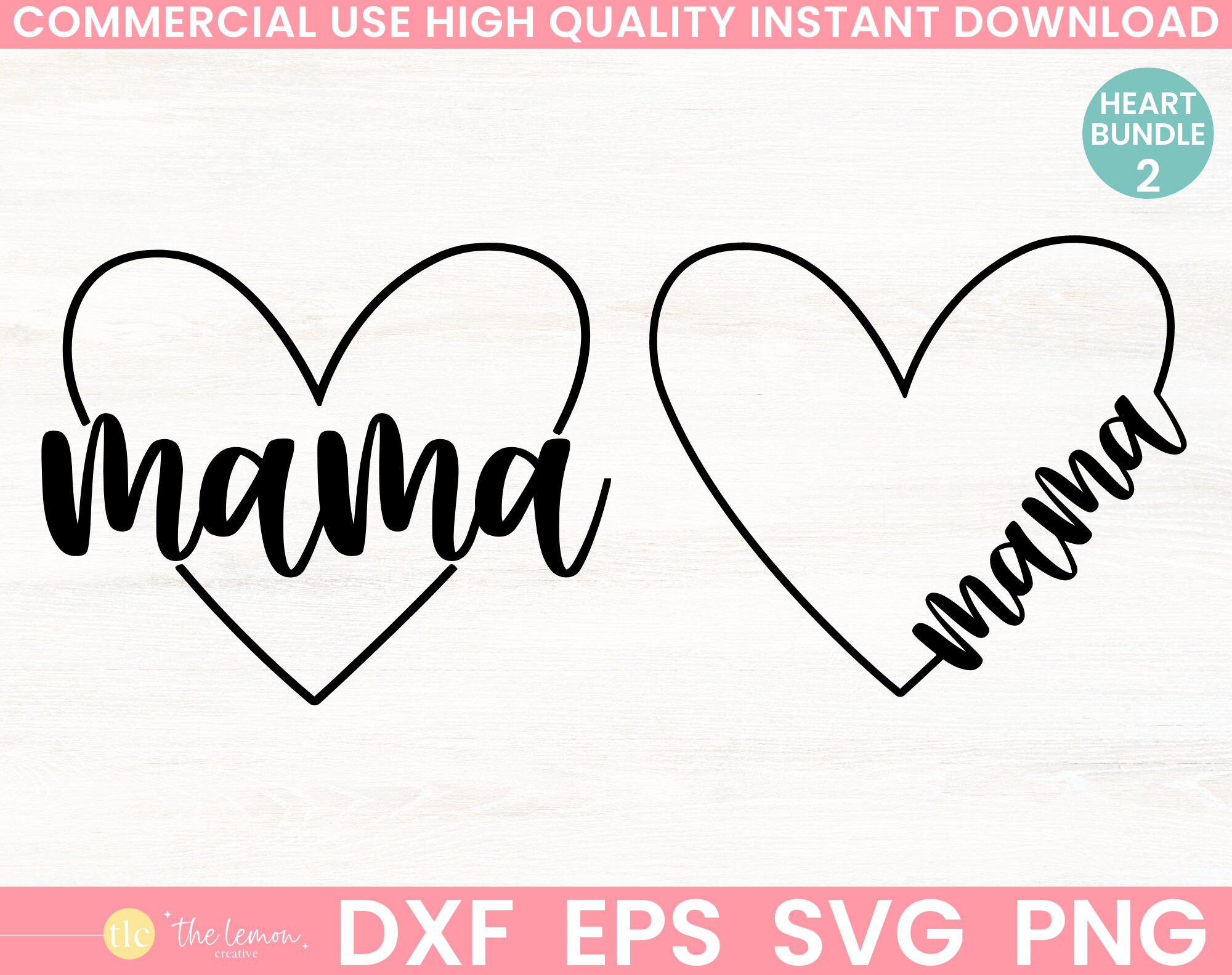Mom SVG Bundle Heart SVG Files for Cricut Mothers Day SVG - Etsy