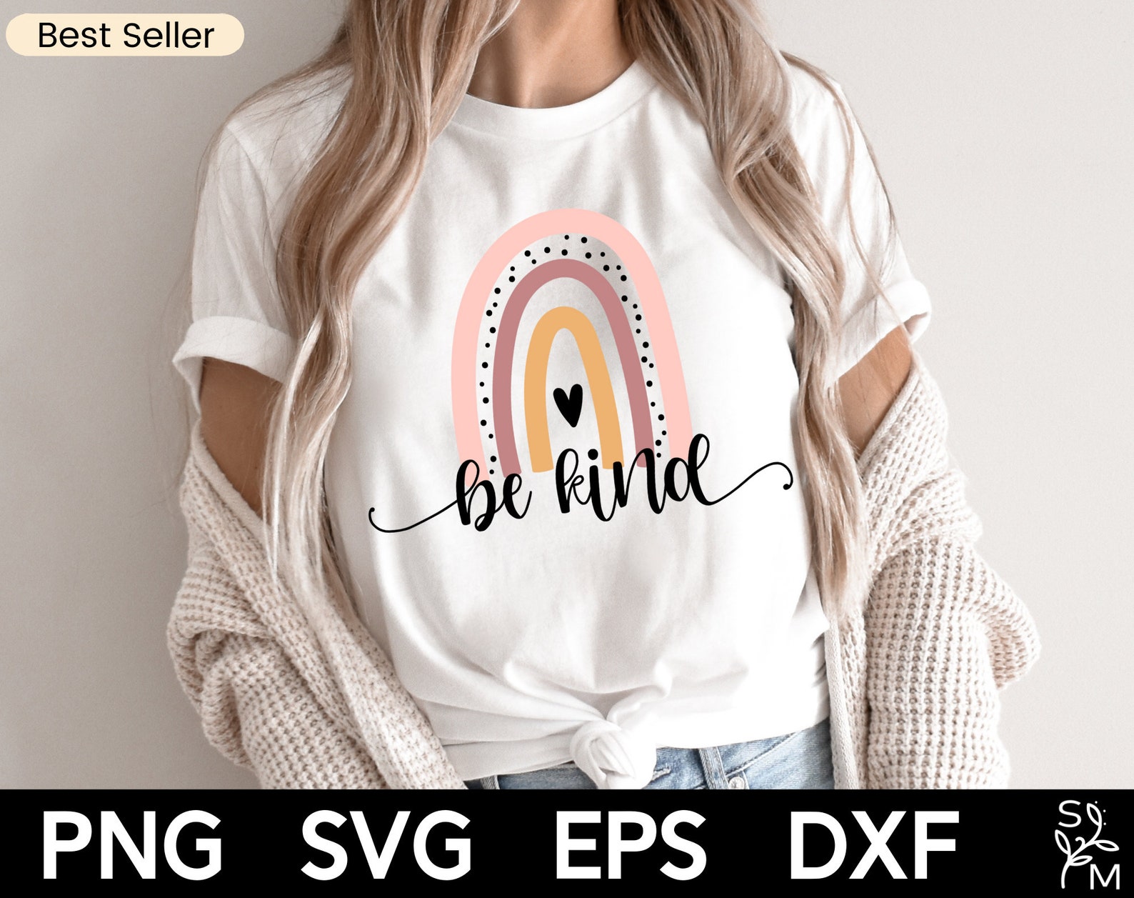 Be Kind Rainbow SVG Rainbow SVG File for Cricut Be Kind SVG - Etsy