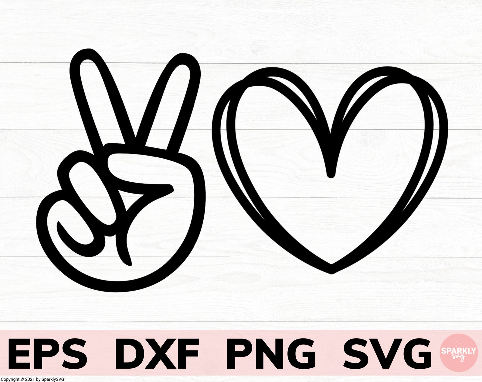 Peace and Love SVG File Peace Sign SVG Files for Cricut - Etsy Australia