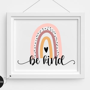 Be Kind Rainbow SVG Rainbow SVG File for Cricut Be Kind SVG | Etsy