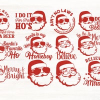Santa Svg - Etsy