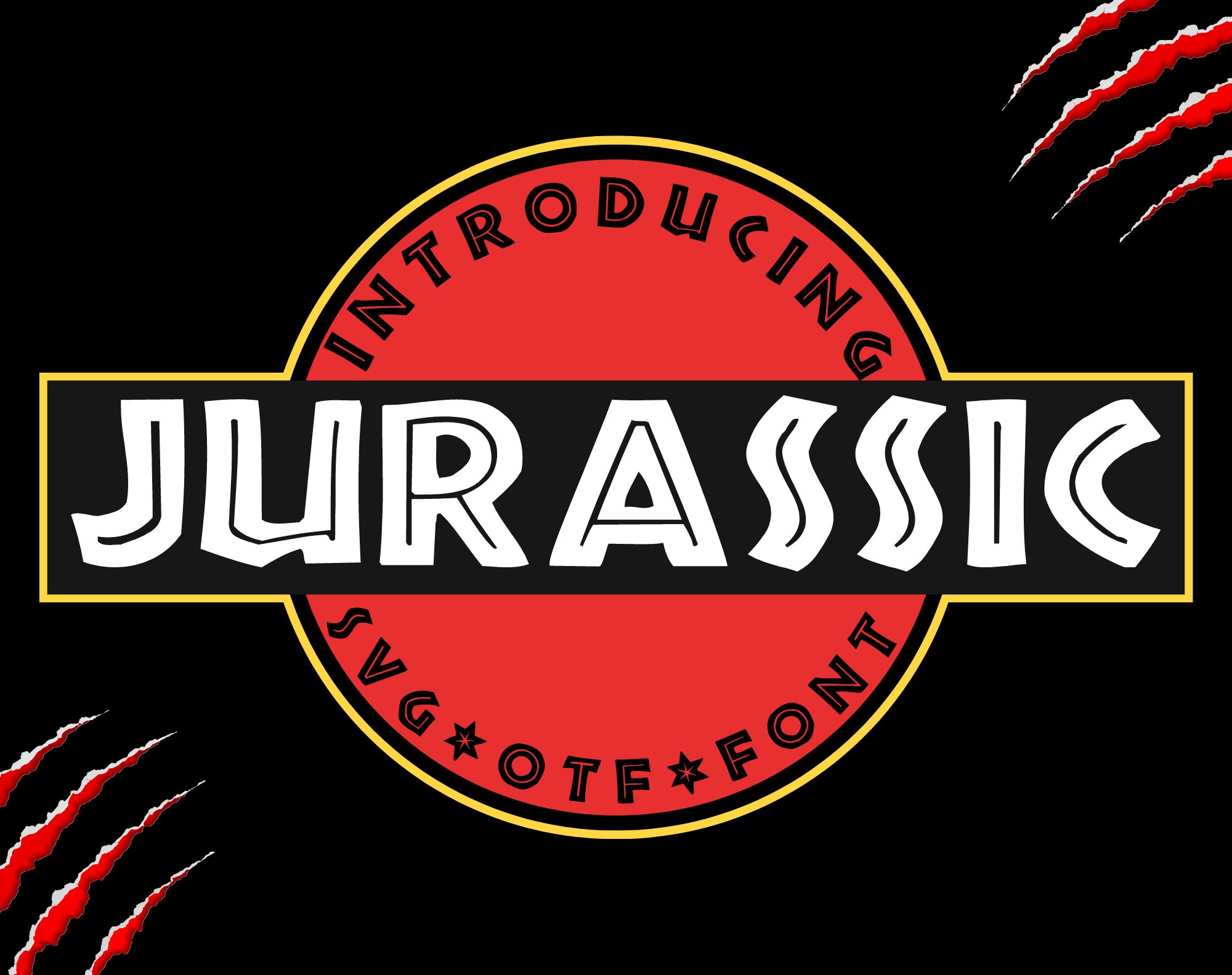 Jurassic Park Font Jurassic Park Font For Cricut Dinosaur Etsy