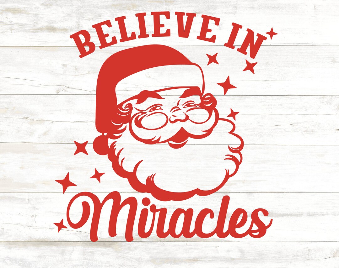 Christmas SVG, Santa SVG Files for Cricut, Believe SVG, Merry Christmas ...
