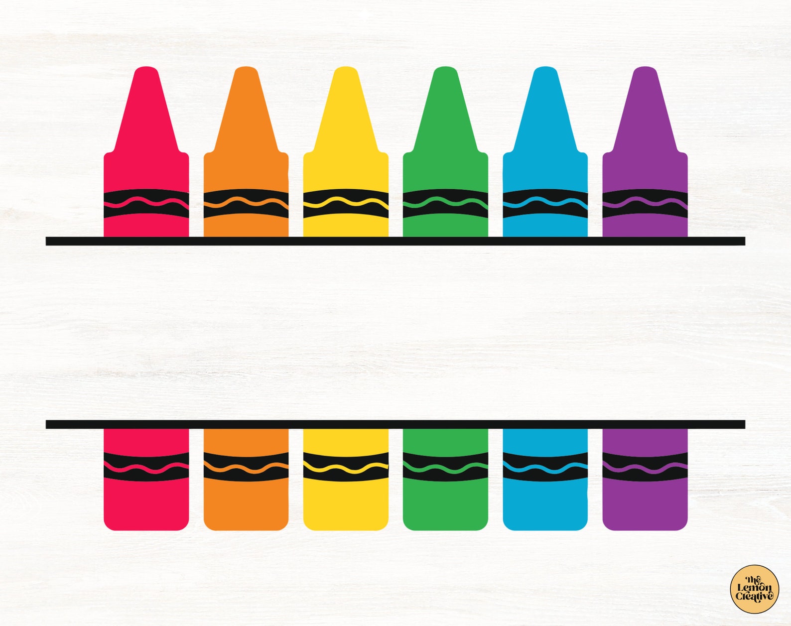 Crayon Monogram SVG, Teacher SVG Files for Cricut, Crayon SVG, Digital ...