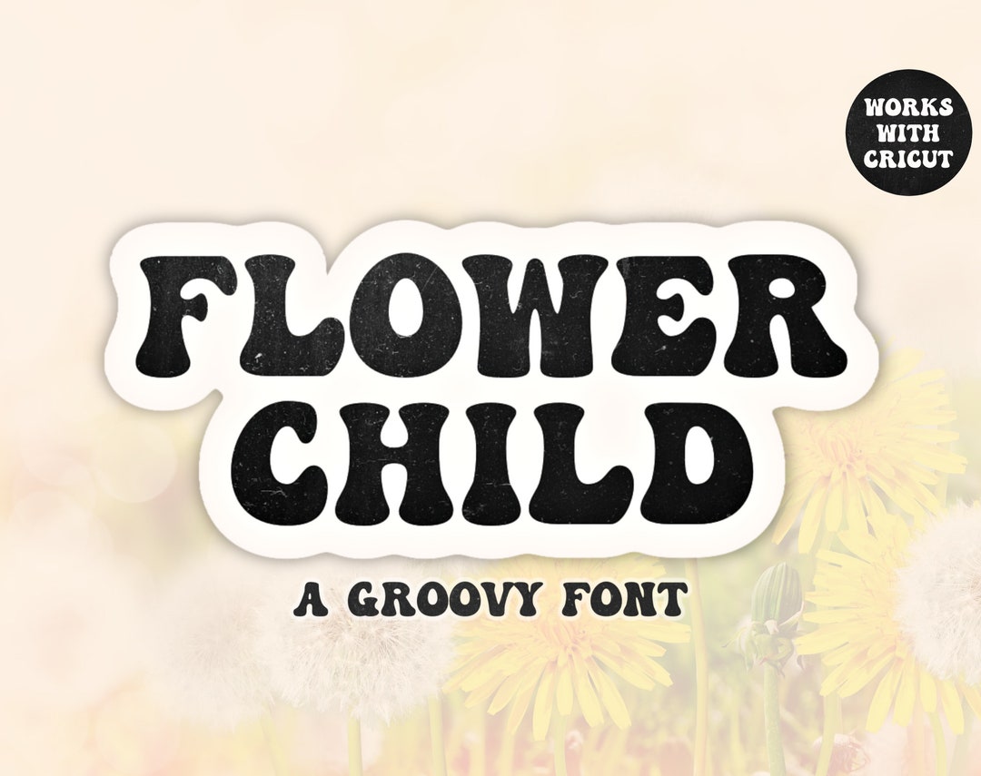 Retro Font, Groovy Font for Cricut, Vintage Font SVG, Cricut Font SVG ...