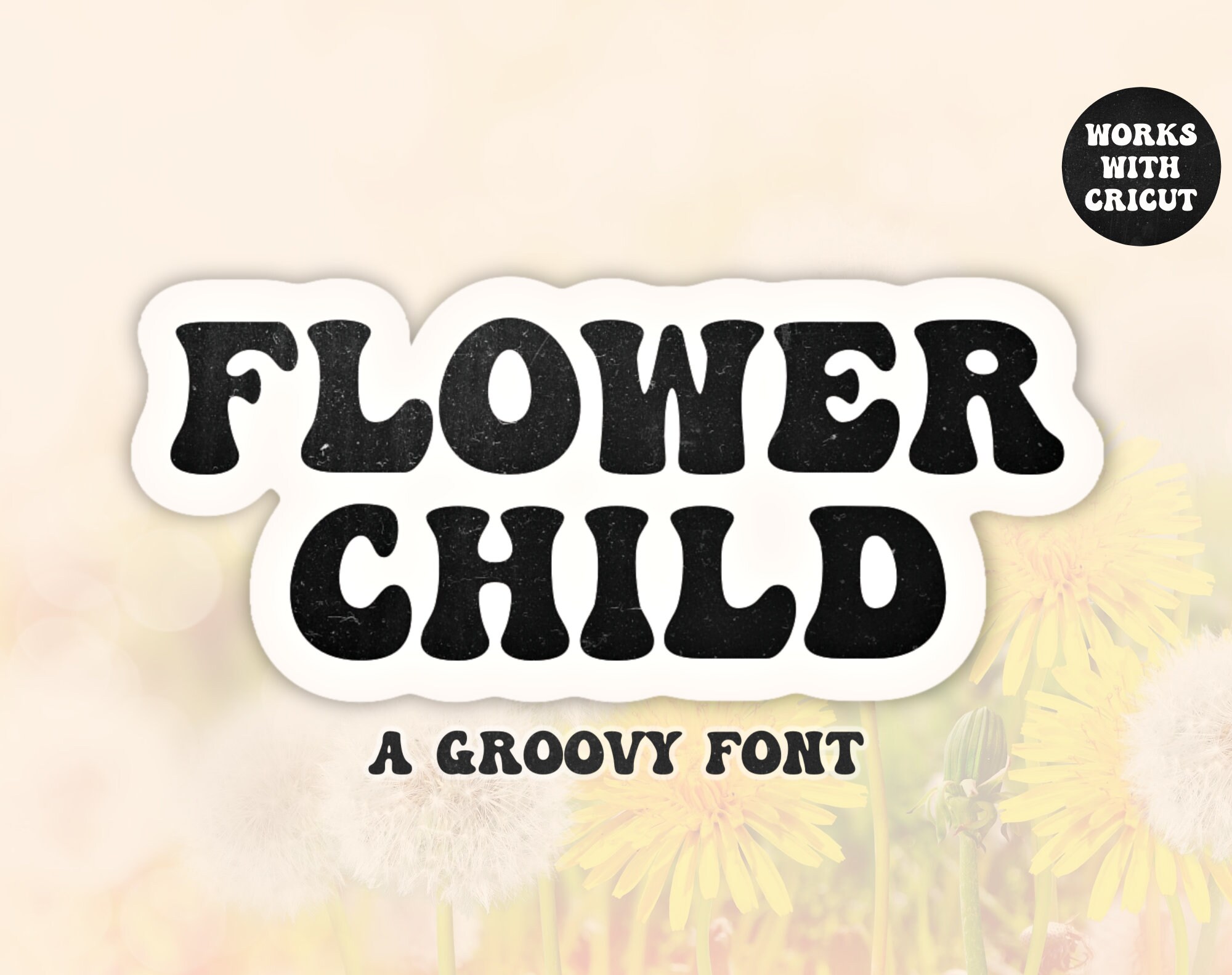 Retro Font Groovy Font for Cricut Vintage Font SVG Cricut - Etsy