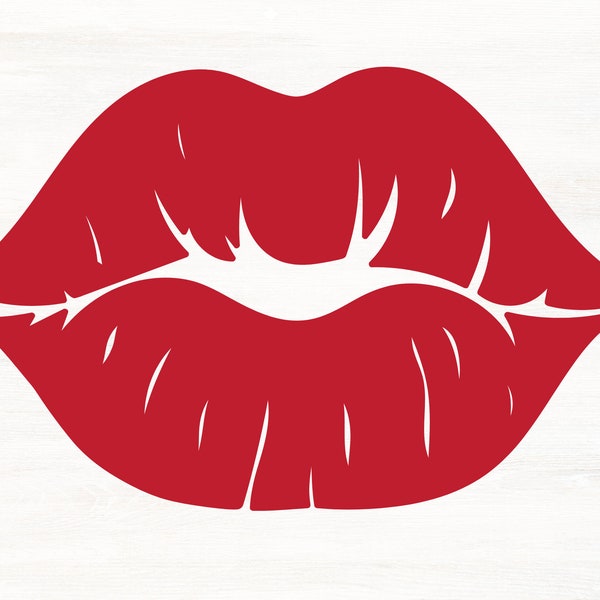 Lips Svg - Etsy