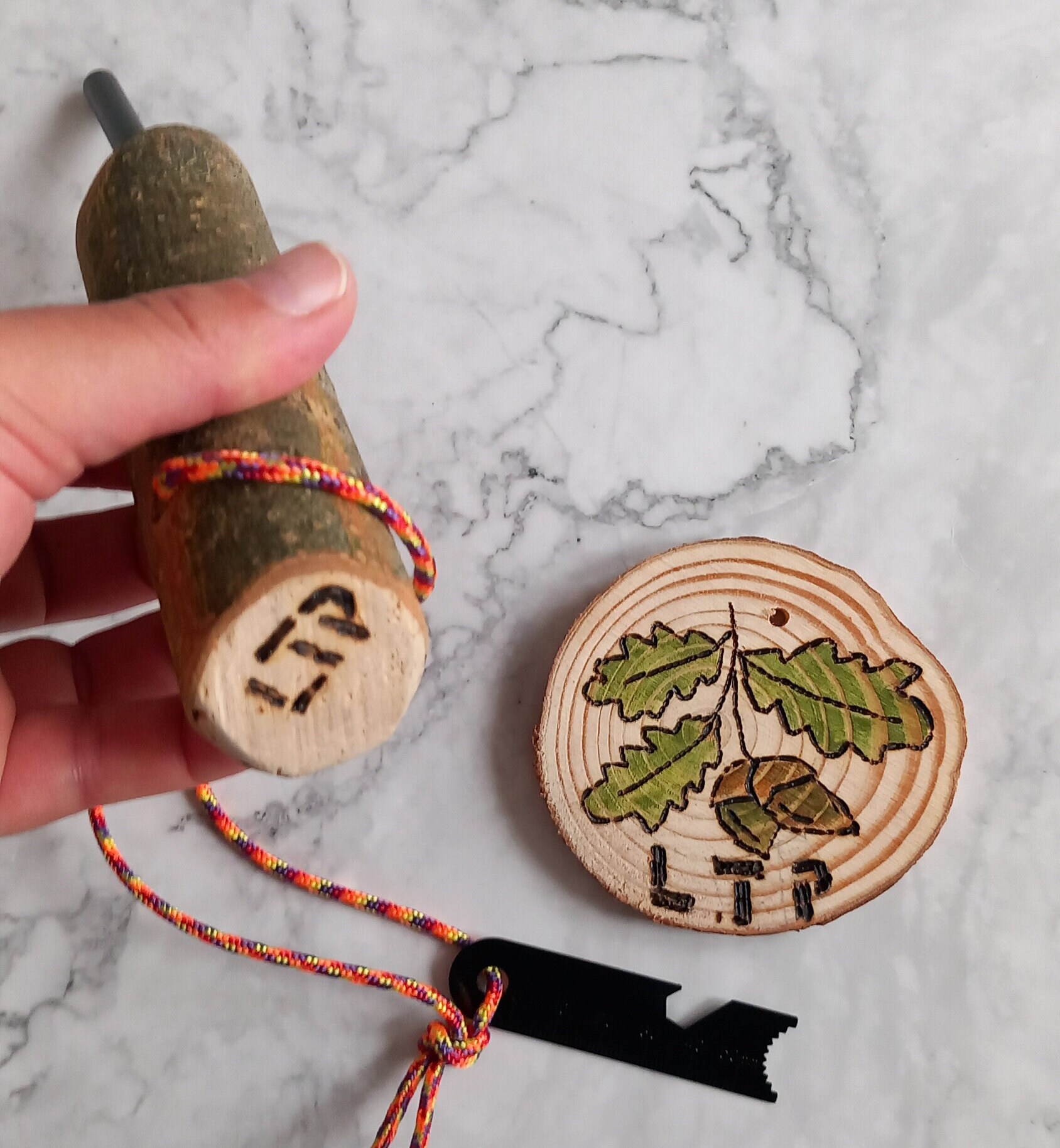 Forest School Bushcraft Fire Lighter Handmade Flint & Steel Using ...