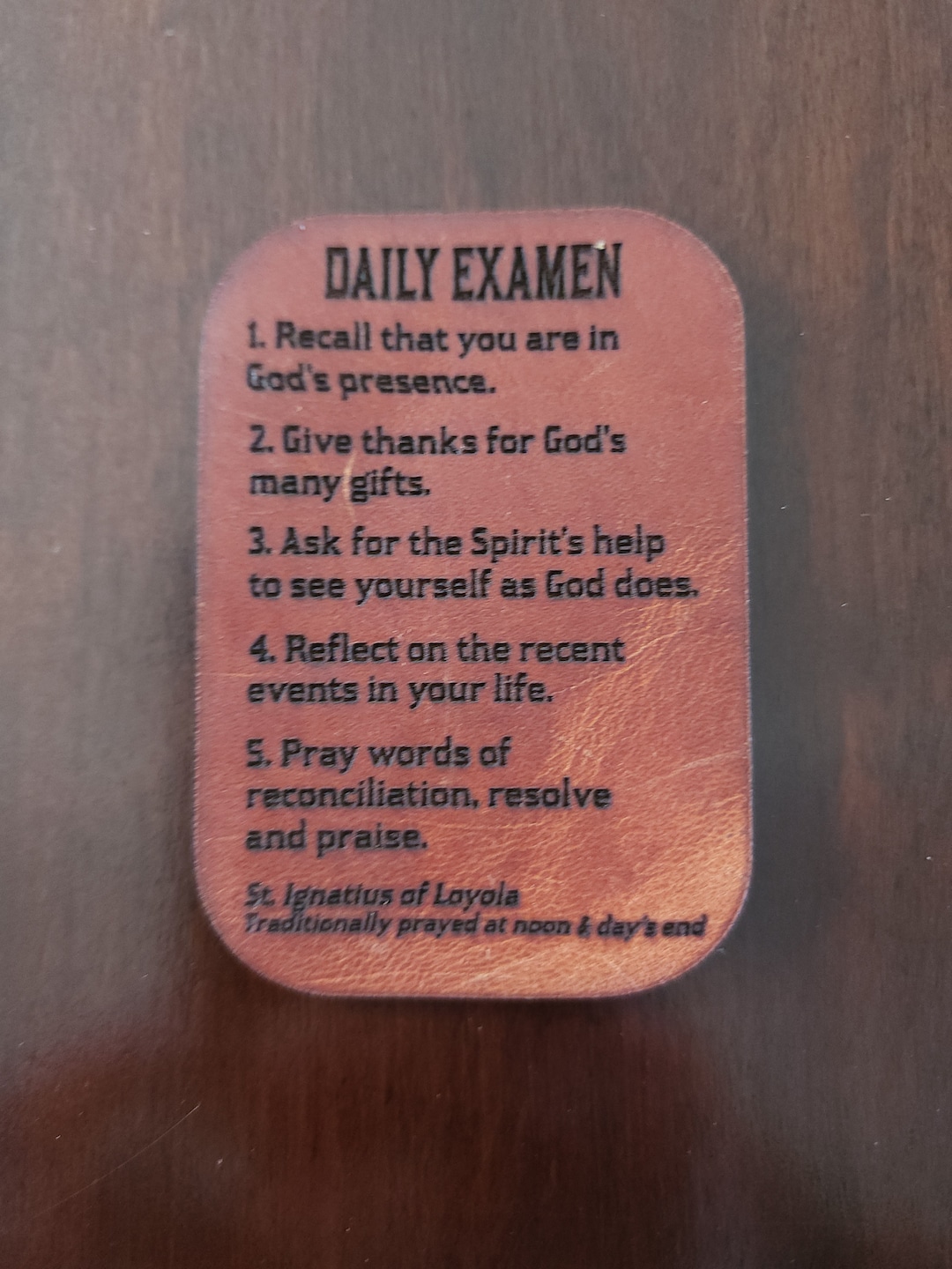 Daily Examen, Prayer Card, Catholic Gifts, Catholic Prayer, Lent ...
