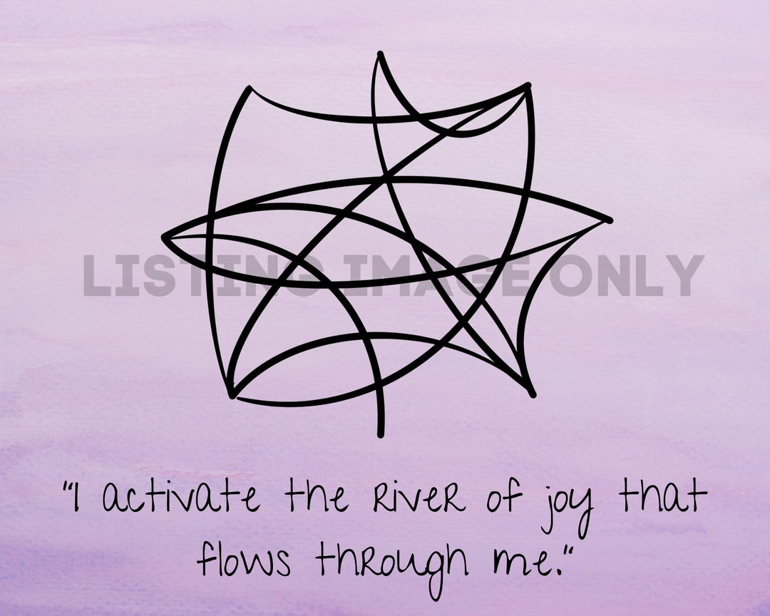 Sigils, Sigil Art, Affirmations, Printable Wall Decor, Minimalistic Art ...