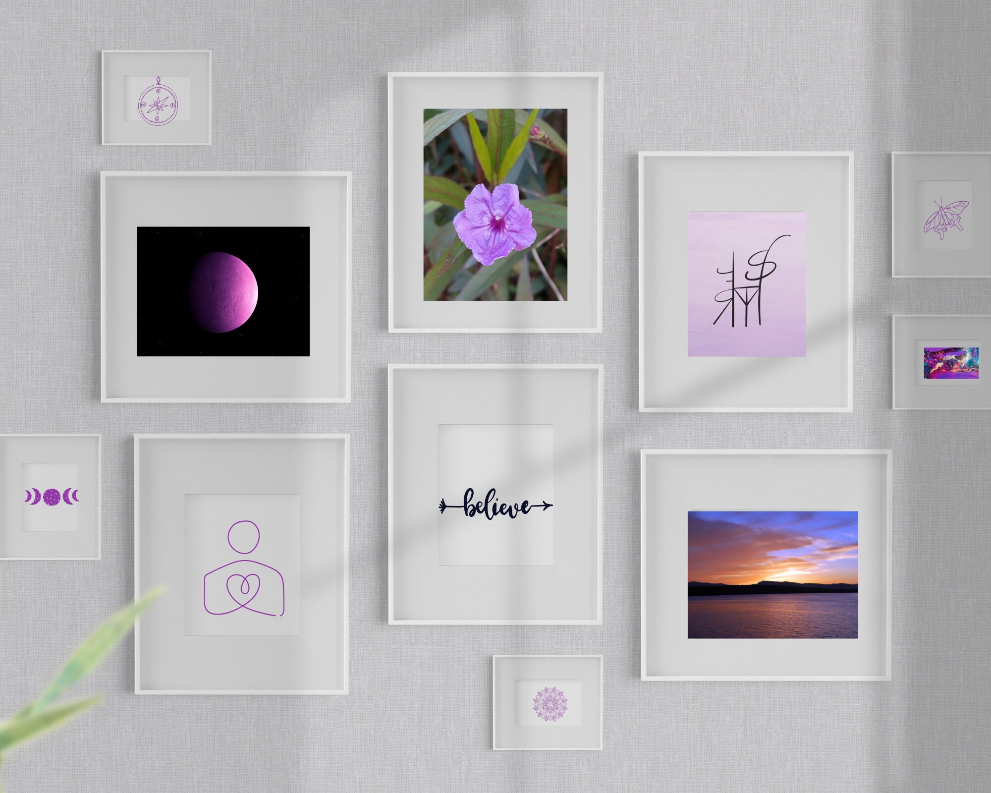 Sigils, Sigil Art, Affirmations, Printable Wall Decor, Minimalistic Art ...