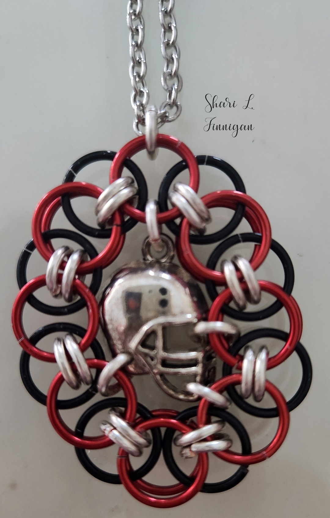 Ohio State Chainmail Pendant Chain - Etsy