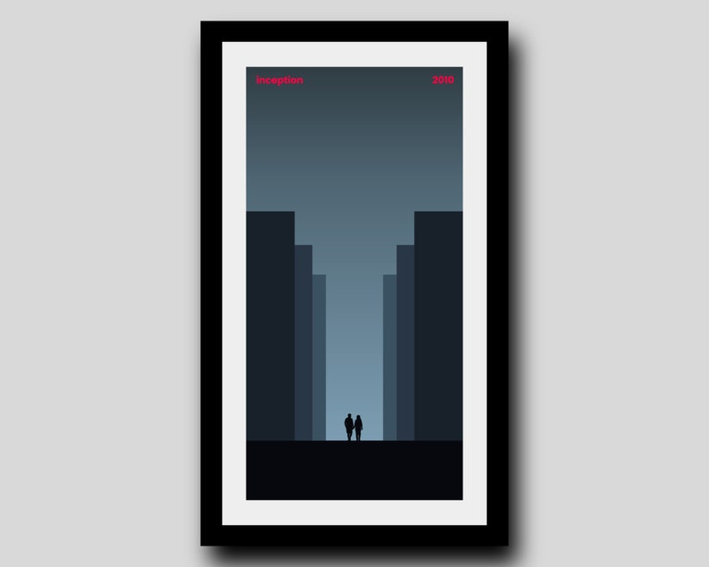 Inception (2010) Minimalist Film Poster | Digital Download - Etsy