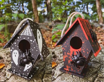 Halloween Birdhouse | Etsy