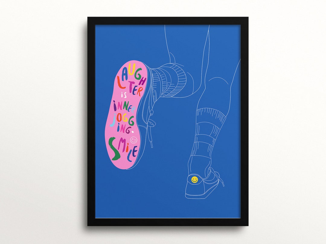 Smile Printable Wall Art | Smiley Face | Motivational Quote | Line ...
