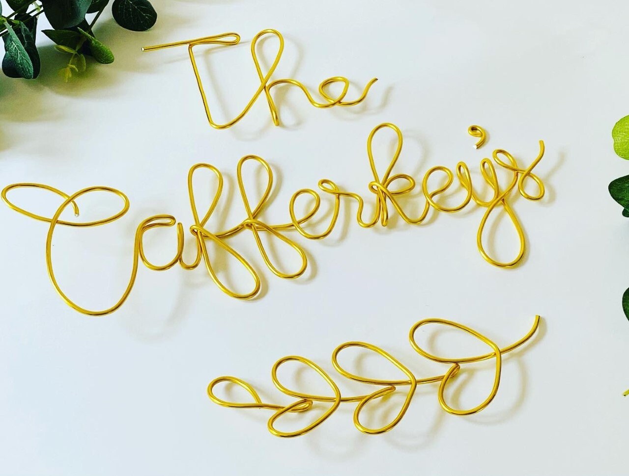 Wire Words Family Sign Wire Wall Art Any Word Quote - Etsy UK