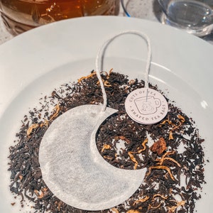 Moon 6 Shaped Tea Bag | FREE Shipping | 1 Mini Wooden Honeycomb Stick ...