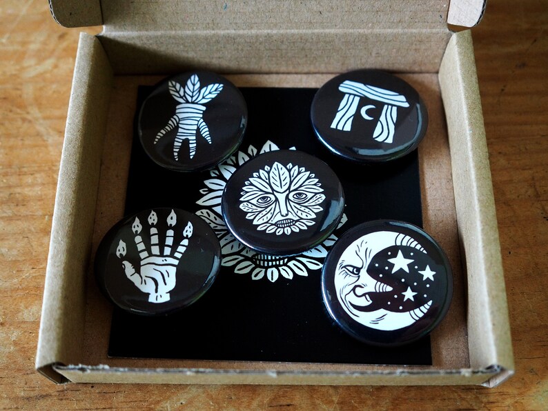 Folklore Badge Set 1 by Matt Willis Thefolklorebox the - Etsy